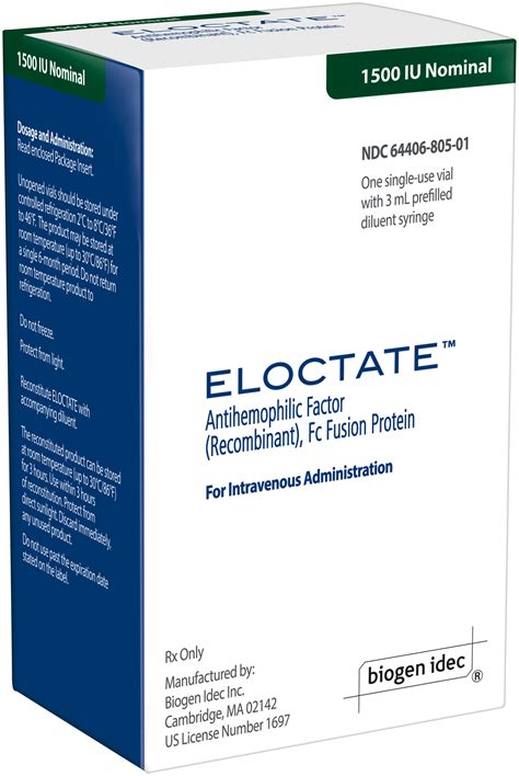 Fda Approves Biogen Idecs Eloctate™ First Hemophilia A Therapy To