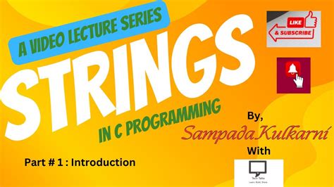 strings in c programming introduction part 1 c programming