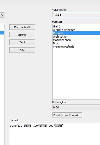 Rounding Error When Summing Up Multiple Fields Autodesk Community