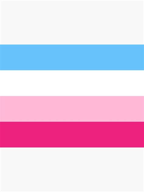 Transfeminine Flag Sticker For Sale By Mx Adrian Redbubble