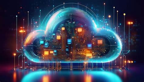 An Abstract Representation Of Cloud Computing Infrastructure Premium