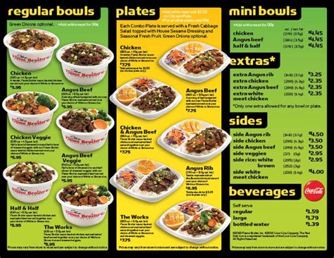 Tofu Bowl Flame Broiler Calories At Jason Lindstrom Blog