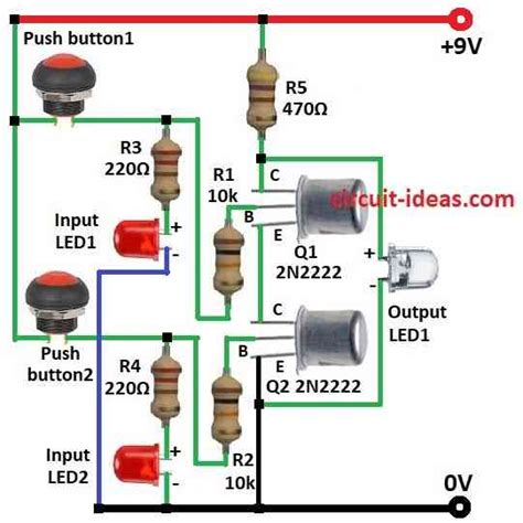 Simple Nand Gate Circuit Using Transistors Circuit Ideas For You