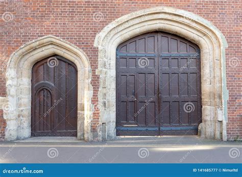Old Main And Postern Gate In Wall Stock Image Image Of Stonework