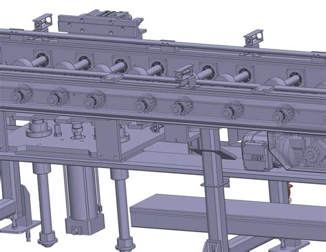 Industrial 3d Model Assembly Conveyor Machine World