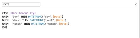 How To Set Up A Date Granularity Filter In Tableau