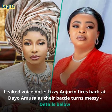 Legitng Actress Lizzy Anjorin Has Responded To Her Colleague Dayo