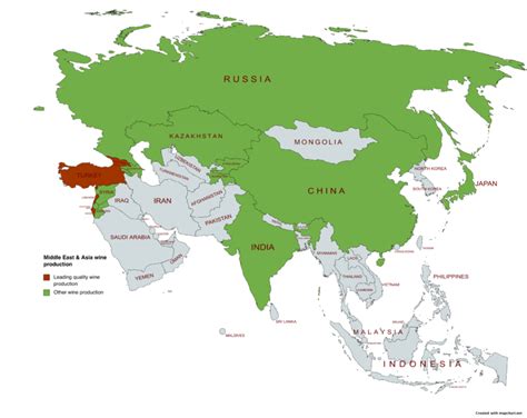 Middle East And Asia Overview Wine Behind The Label