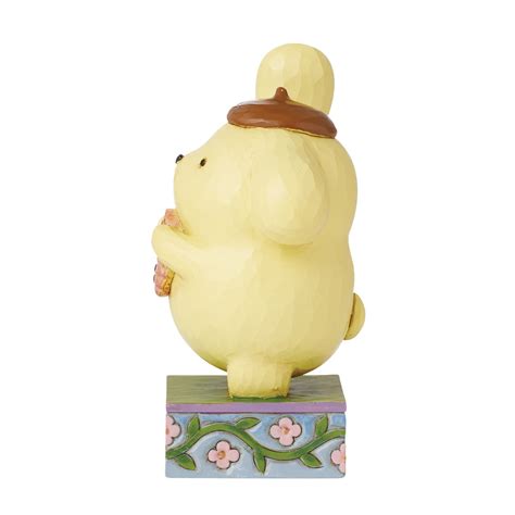 Jim Shore Sanrio Pompompurin With Cookie Figurine Sparkle Castle