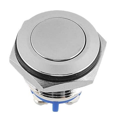 Metal Pushbutton Momentary 16mm Pcboardca