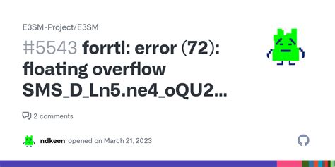 Forrtl Error 72 Floating Overflow Smsdln5ne4ri Knlinteleam Clubbsp