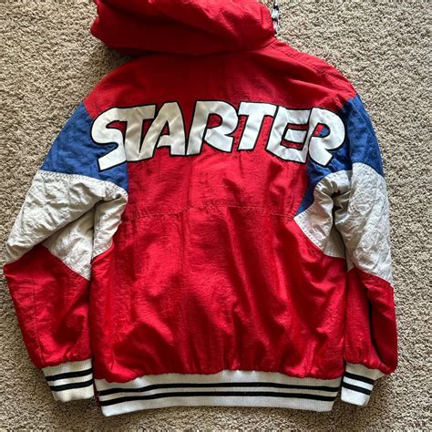 Large Starter Jacket Depop
