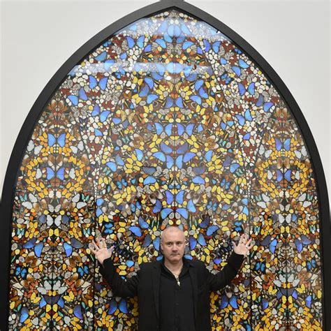 Damien Hirst Borboletas Tate Moderno Damien Hirst Retrospective At