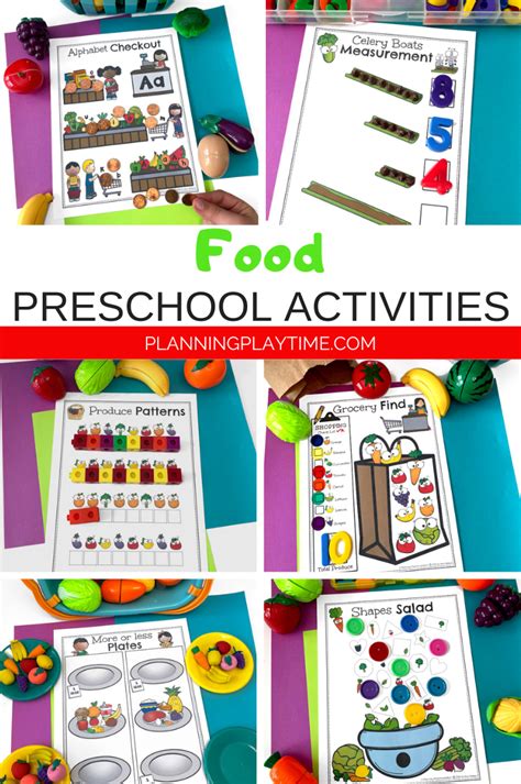 Preschool Nutrition Activities Worksheets Library