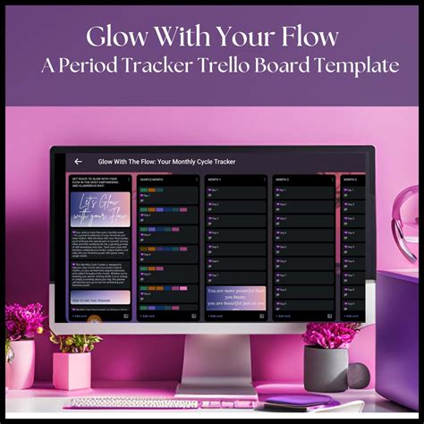 Period Tracker Trello Template Track Your Cycle Emotions And Symptoms