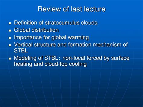 Ppt Boundary Layer Of Shallow Convection And Deep Convection