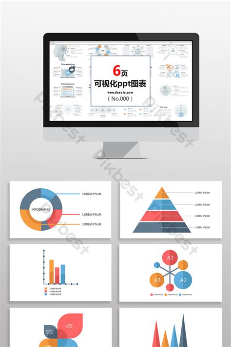 Elemen Ppt Data Analisis Berwarna Warni Powerpoint Pptx Unduhan