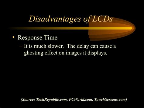Lcd Monitors And Their Yypes And Application Ppt
