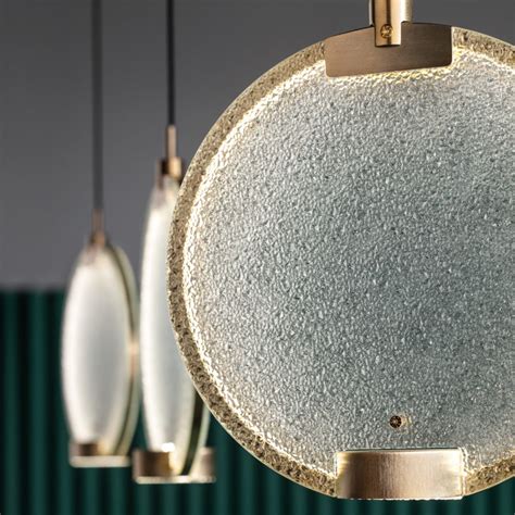 Modern Round Glass Diffuser Set Of 5 Pendants Juliettes Interiors