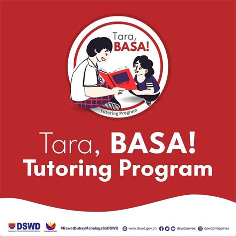 Dswd And Deped Tara Basa” Tutoring Program For Literacy Deped Ph