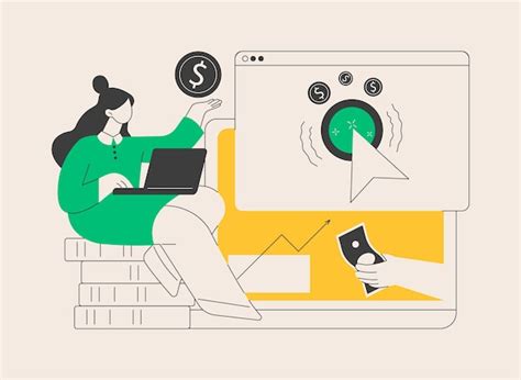 Premium Vector Ppc Campaign Abstract Concept Vector Illustration Payperclick Model Internet