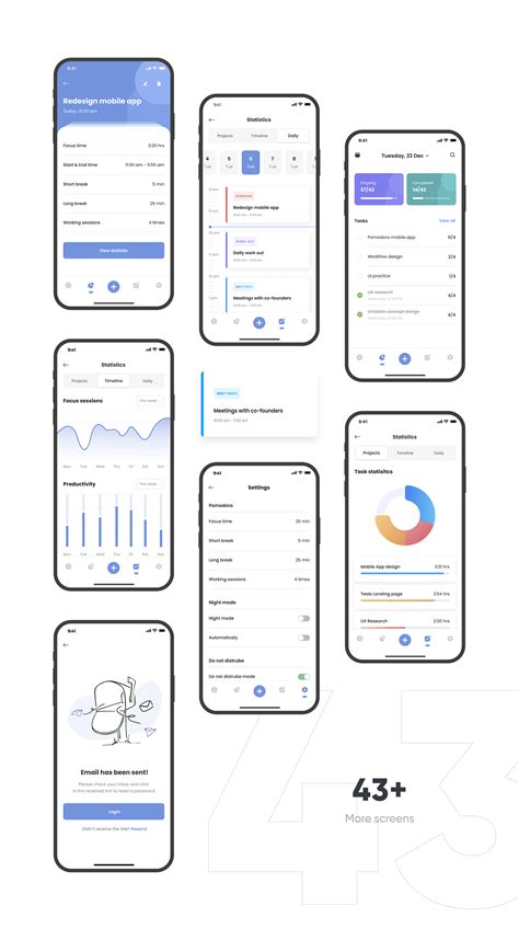 Pomodoro Timer App On Behance