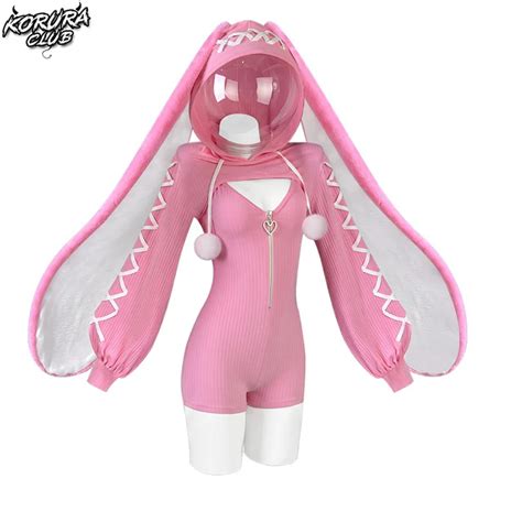 Pre Sale Heart Lock Floppy Bunny Jumpsuit Cj04 Pastelloves