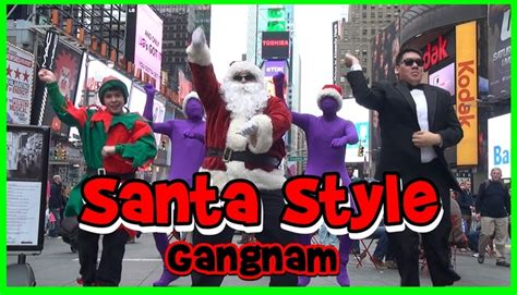 Psy Gangnam Style Parody Oppa Santa Style Parody Videos Parody