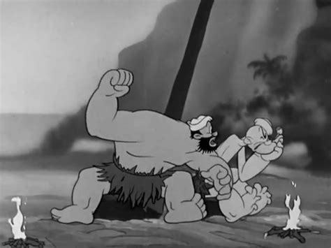 Shirtless Drawn Cartoon Boys And Men Shirtless Popeye And Bluto
