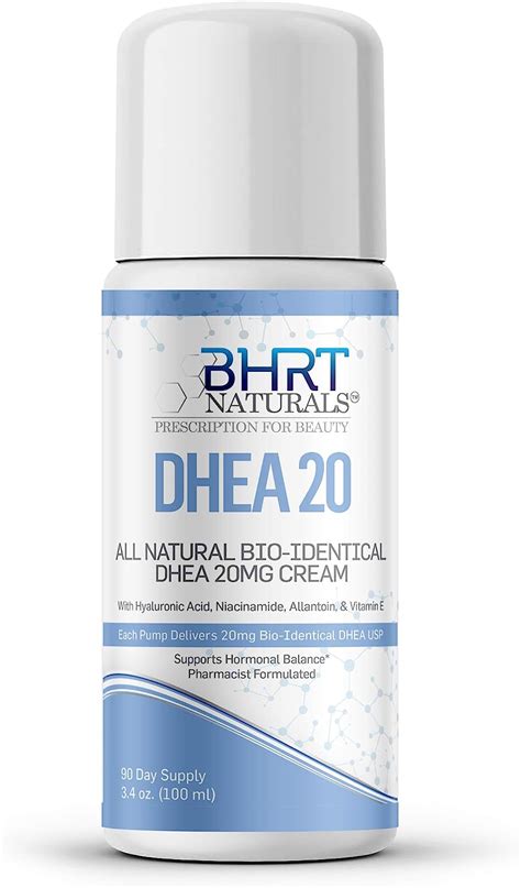 Buy Dhea Cream 20mg For Men And Women Bioidentical Dhea Usp Natural Natural Energy Supplement