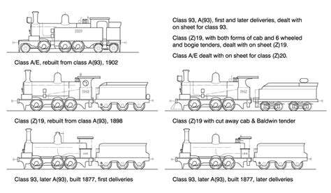 Class Z19 Ho Data Sheet Drawing Nswgr Locomotive Casula Hobbies