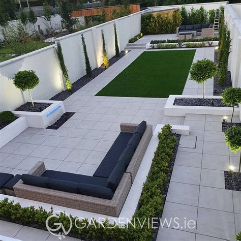 Modern Terrace Garden Design Backyard Renovation Ideas Contemporary