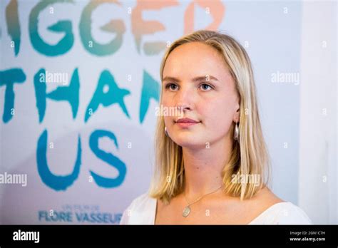 France, September 21, 2021. Mary Finn attends the 'Bigger Than Us ...