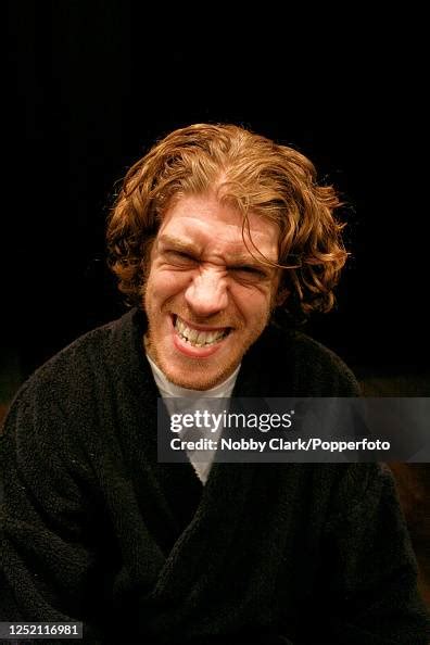 British Actor John Canfield Performing In A Dress Rehearsal For The