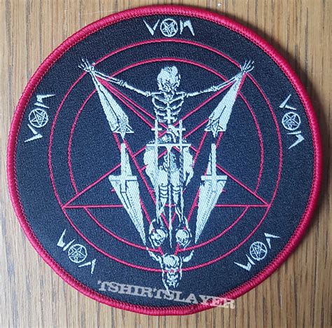 Von Von Limited And Numbered Round Patch Red Border Patch