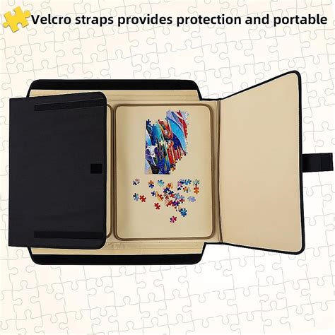 Portable Jigsaw 1000 Pieces Board Puzzle Storage Carry Safe Case Carri
