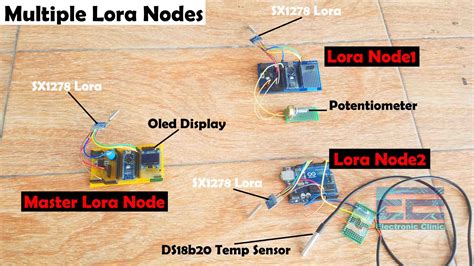 LoRa Network Master Arduino LoRa To Multiple Arduino Lora Nodes LoRa