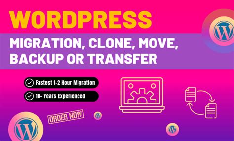 migrate your wordpress website transfer backup in 1 hour by baki10