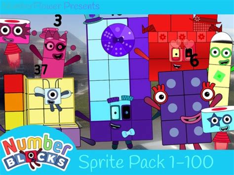 Lilsmooth18s New Numberblocks Sprite Pack 1 100