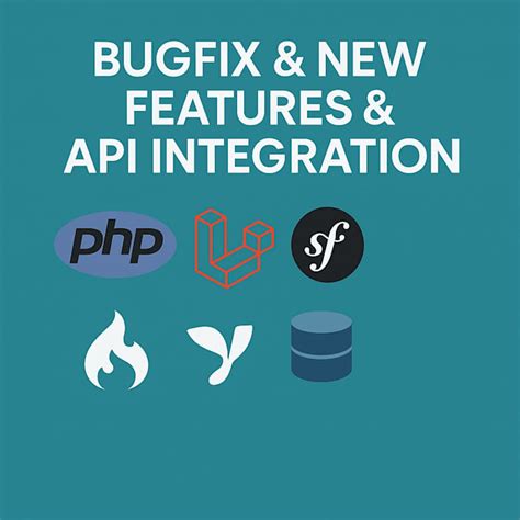 Integrate Api Add Features And Fix Bugs In Php Laravel Ci Symfony Yii