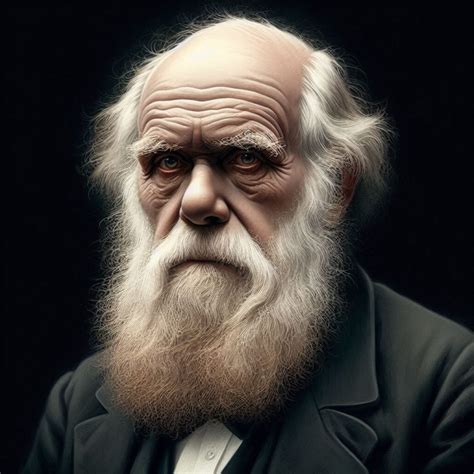 Charles Darwin Portrait Artwork Pixelz Cc