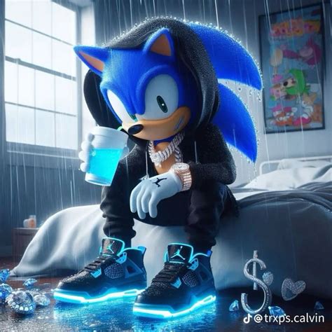 Sonic Drip To Hard Barbie Fashion Sketches Anime Rapper Swag Cartoon