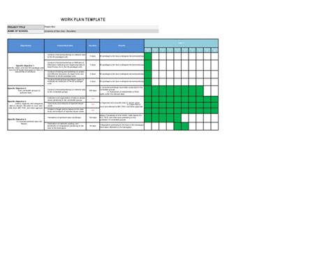 Work Plan Template Pdf Paralegal Justice