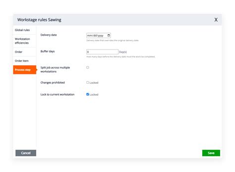 Locking A Process Step Job To A Specific Workstation Skyplanner