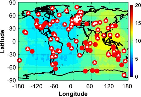 Distribution Of The Selected Gnss Tracking Stations For Bds 3 Satellite Download Scientific