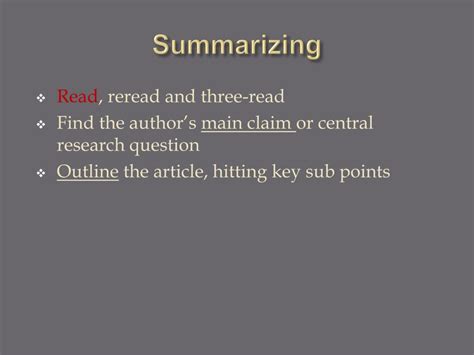Ppt Summarizing Quoting Paraphrasing And Analyzing Powerpoint Presentation Id 596836