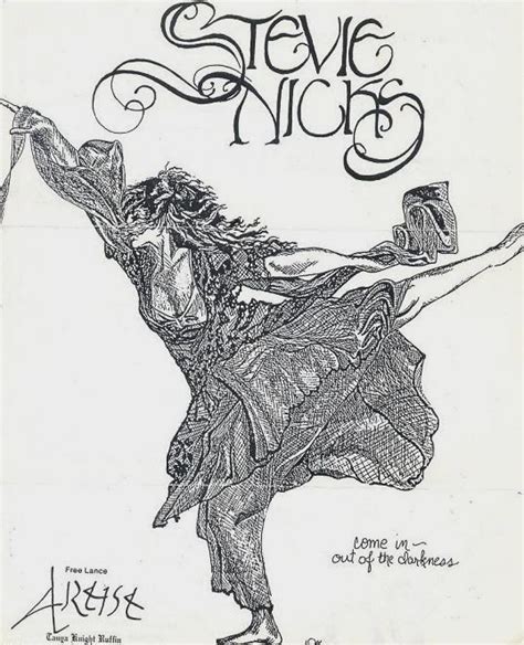 Stevie Nicks Art Fleetwood Mac Dreams Lyrics Print Artofit