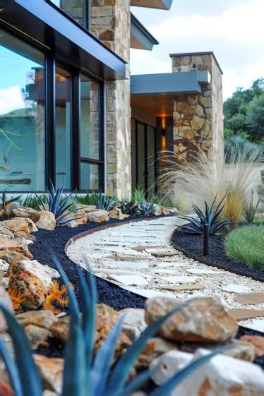 25 Beautiful Rock Landscaping Ideas Around House