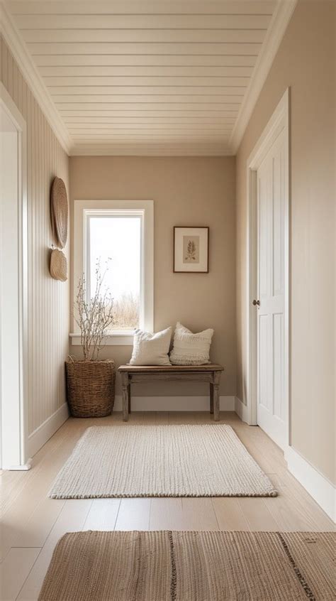 Elegant Beige Hallways Inspiration For A Warm And Inviting Entrance