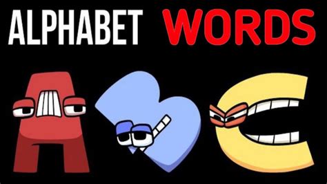 Alphaber Lore But With Words A Z… Youtube